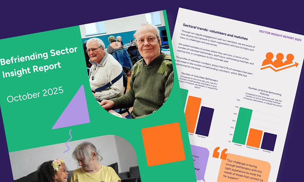 Our communities need befriending - but services are overstretched - TFN